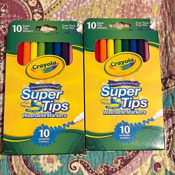 Crayola | Party Supplies | Crayola Super Tips Washable Markers Vibrant ...